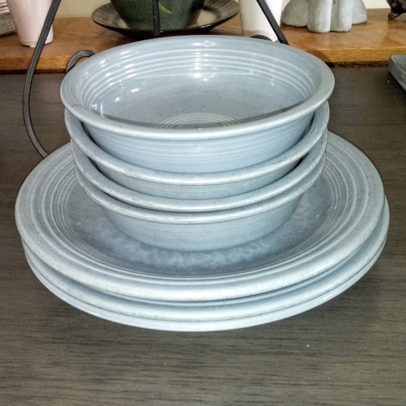 Fiesta | Dining | Vintage Genuine Fiesta Fiestaware Hlc Periwinkle Blue ...